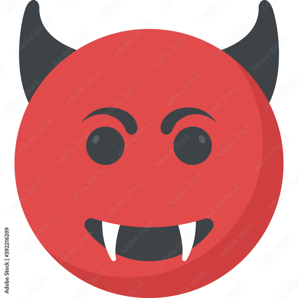 Devilish Grin Smiley