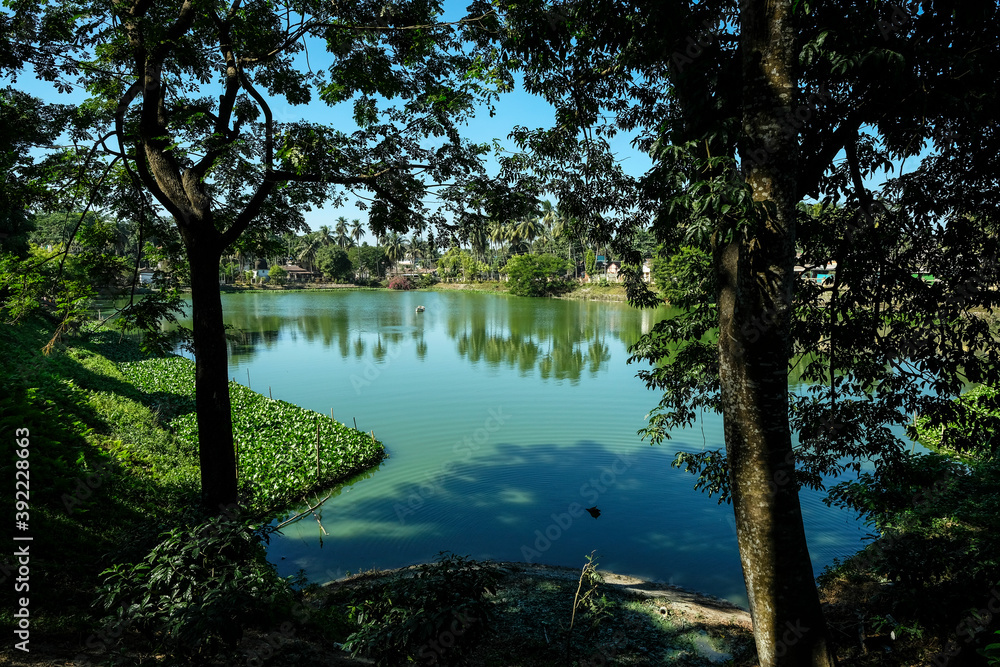Pond in the Hayagriva Madhava Temple in Hajo, Assam, India. Stock Photo ...