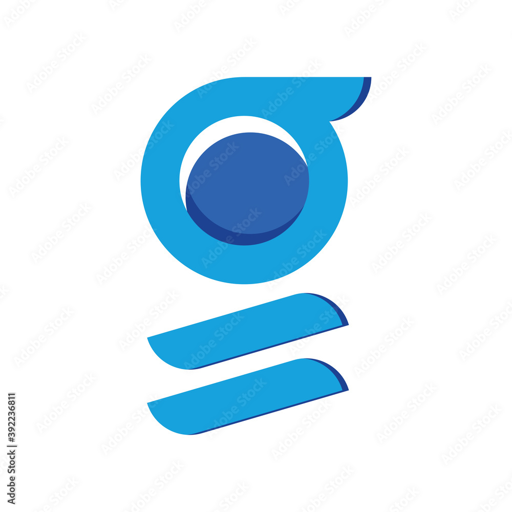 G logo with blue and purple color, G logo vector with white background ...