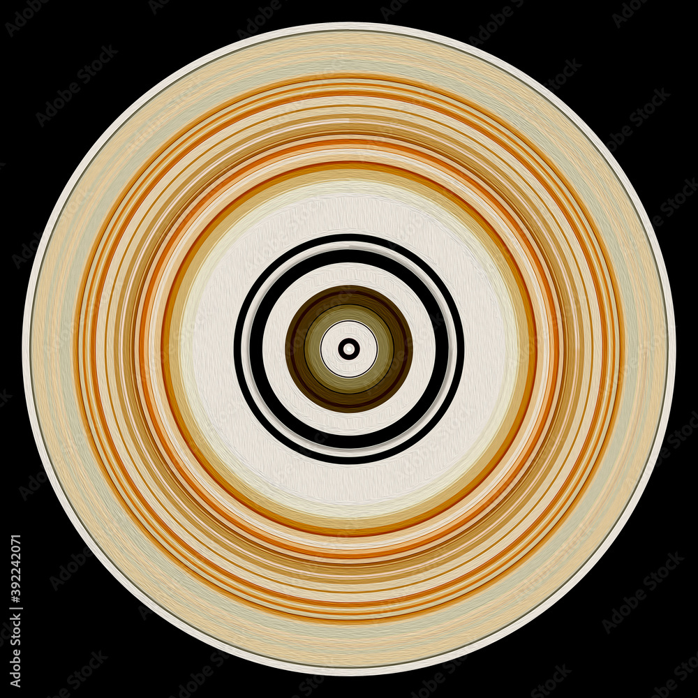 Geometry Circular abstract background for design artwork Stock ...