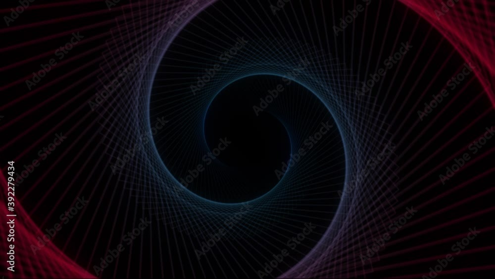 Abstract Spiral Background Fx Loop Animation/ 4k animation of an abstract 3d background with ...