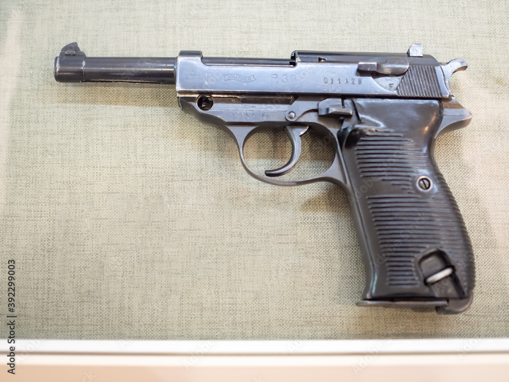 Foto de KIEV, UKRAINE-JULY 23, 2019: 1938 German semi-automatic pistol ...