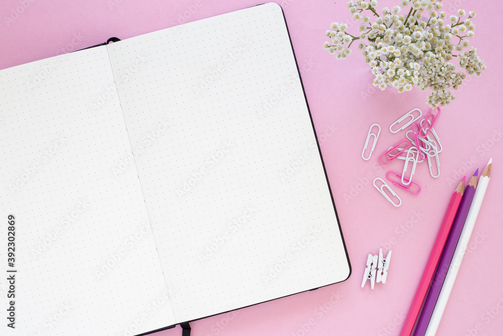 Open Bullet Journal Stock Photo | Adobe Stock
