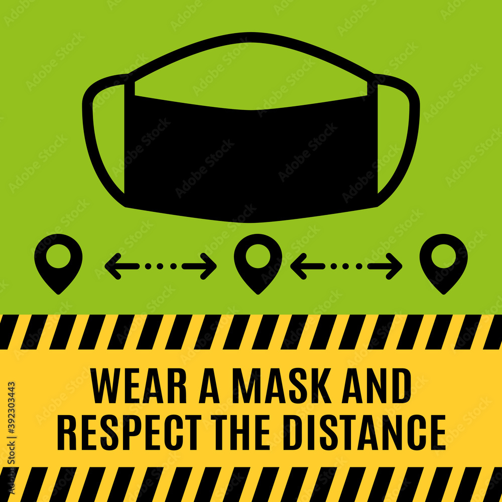 Masks Required Sign Window Signage for Restaurants and Retail Business ...