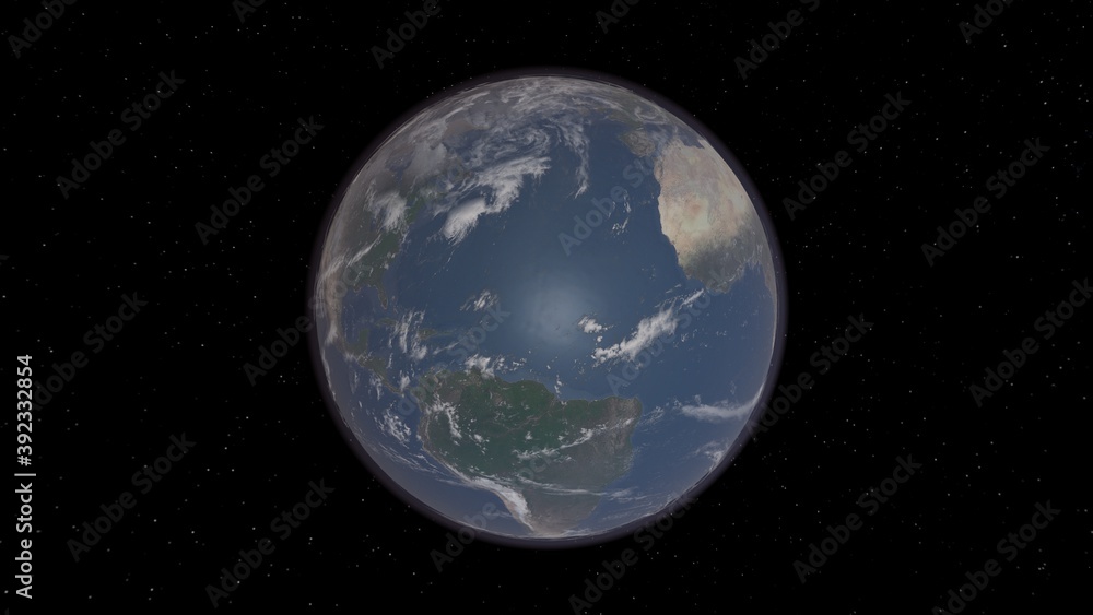 planet Earth, planet Earth from space, full planet Earth, satellite ...