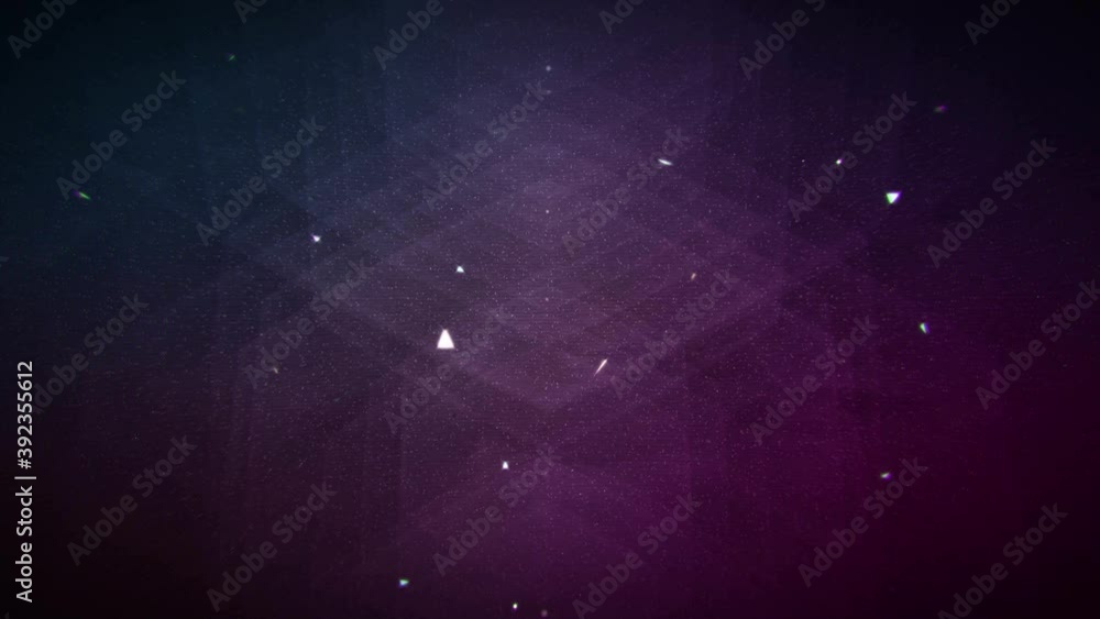 A soft blue and purple gradient with a hexagonal pattern set in outer ...