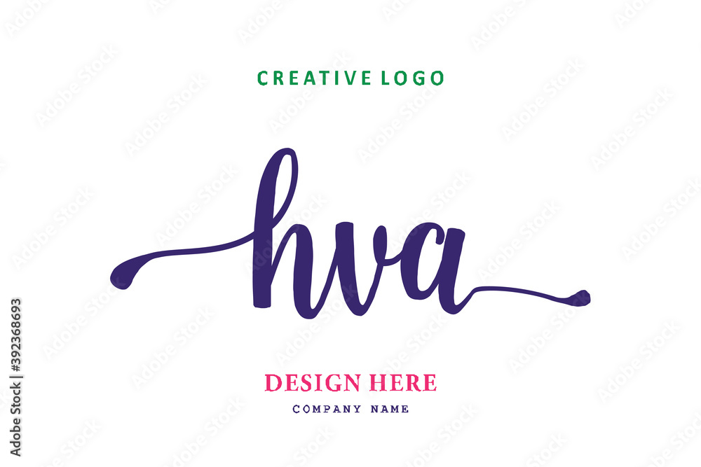HVA lettering logo is simple, easy to understand and authoritative ...