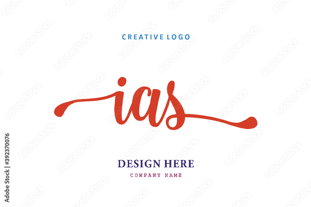 IAS lettering logo is simple, easy to understand and authoritative ...