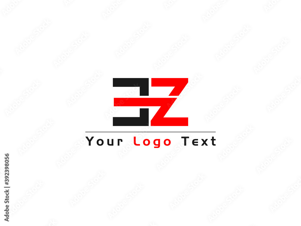 ZE E Z EZ Letter Type Logo Image, ze Logo Letter Design Stock Vector ...