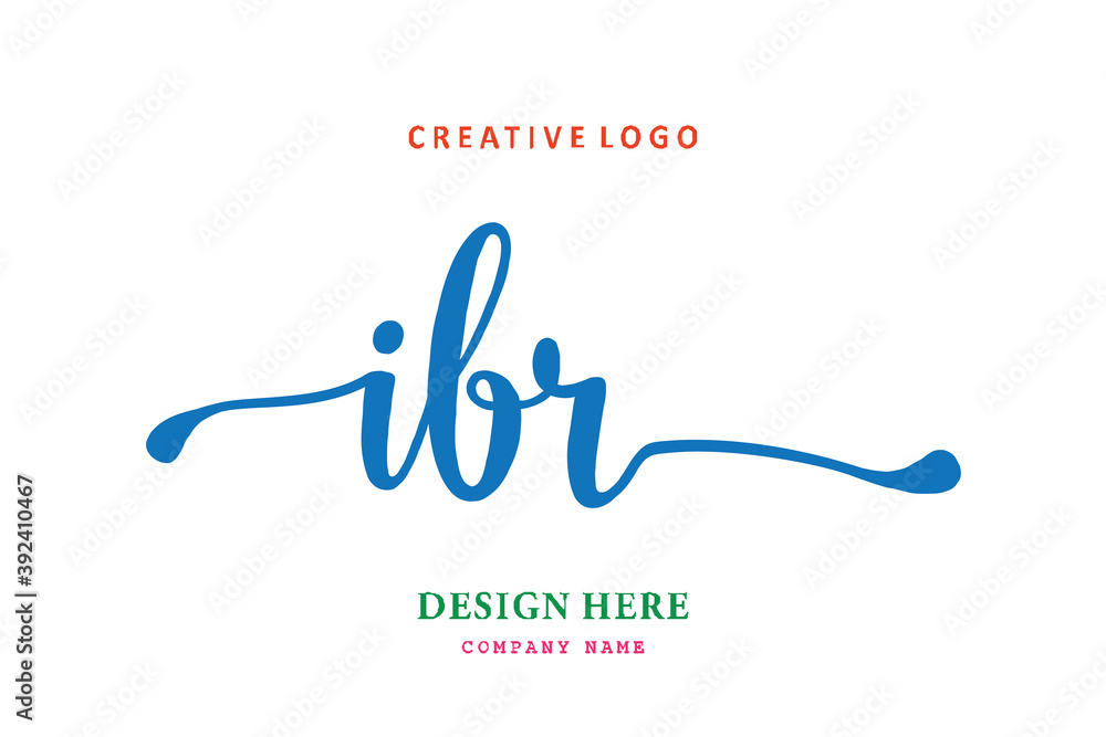 IBR lettering logo is simple, easy to understand and authoritative ...