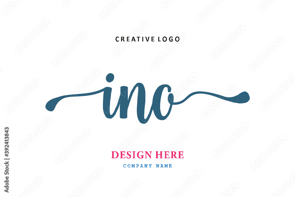 INO lettering logo is simple, easy to understand and authoritative ...
