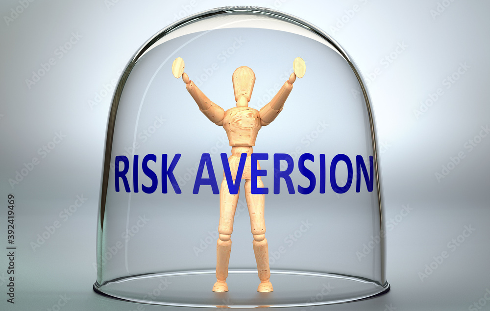 Risk aversion can separate a person from the world and lock in an ...