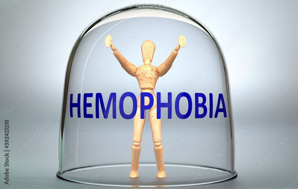 Hemophobia can separate a person from the world and lock in an ...