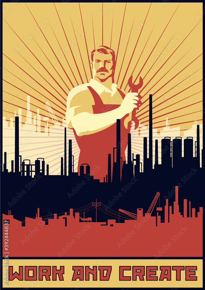 Stalin Propaganda Posters Workers