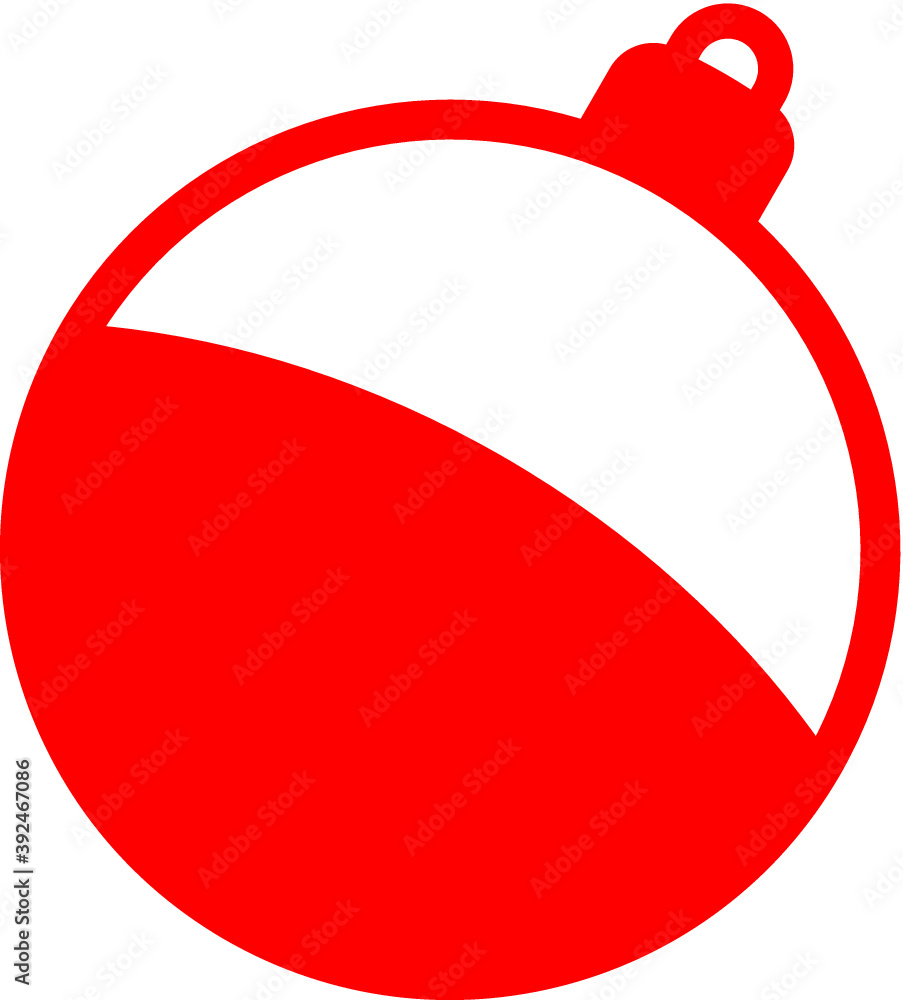 Vector illustration of the fishing bobber Stock Vector | Adobe Stock