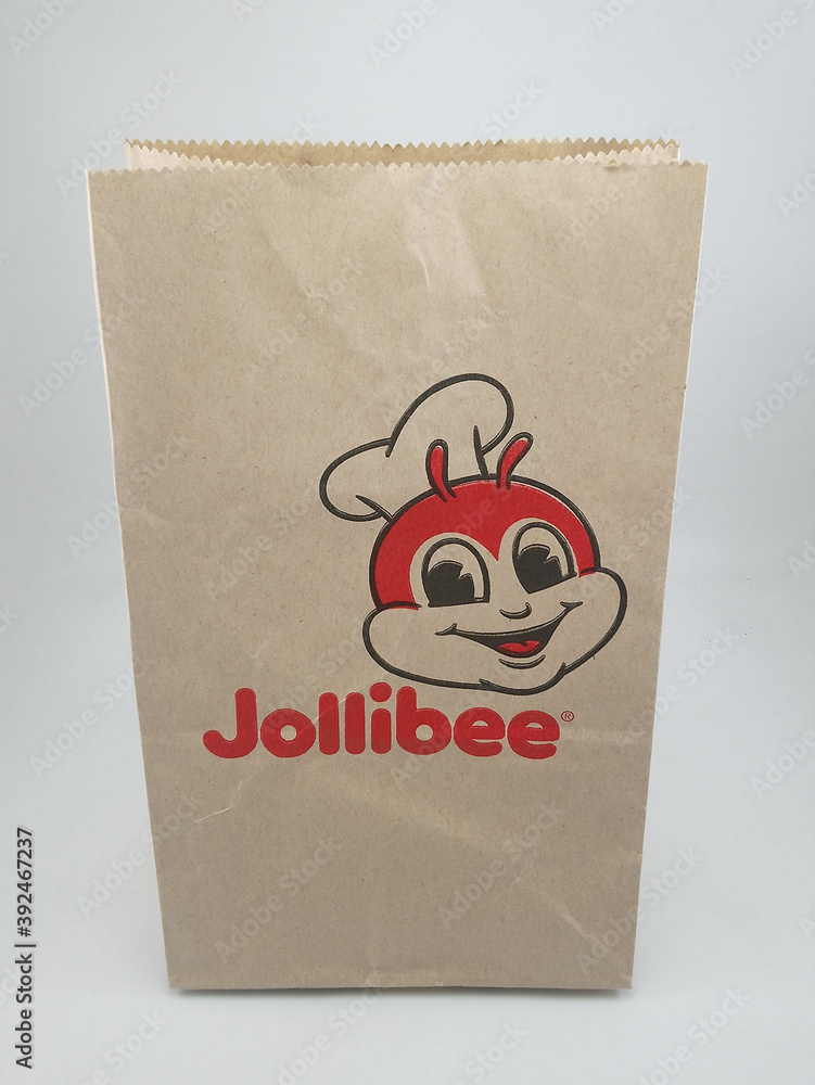 Jollibee brown paper bag in Manila, Philippines Stock Photo | Adobe Stock