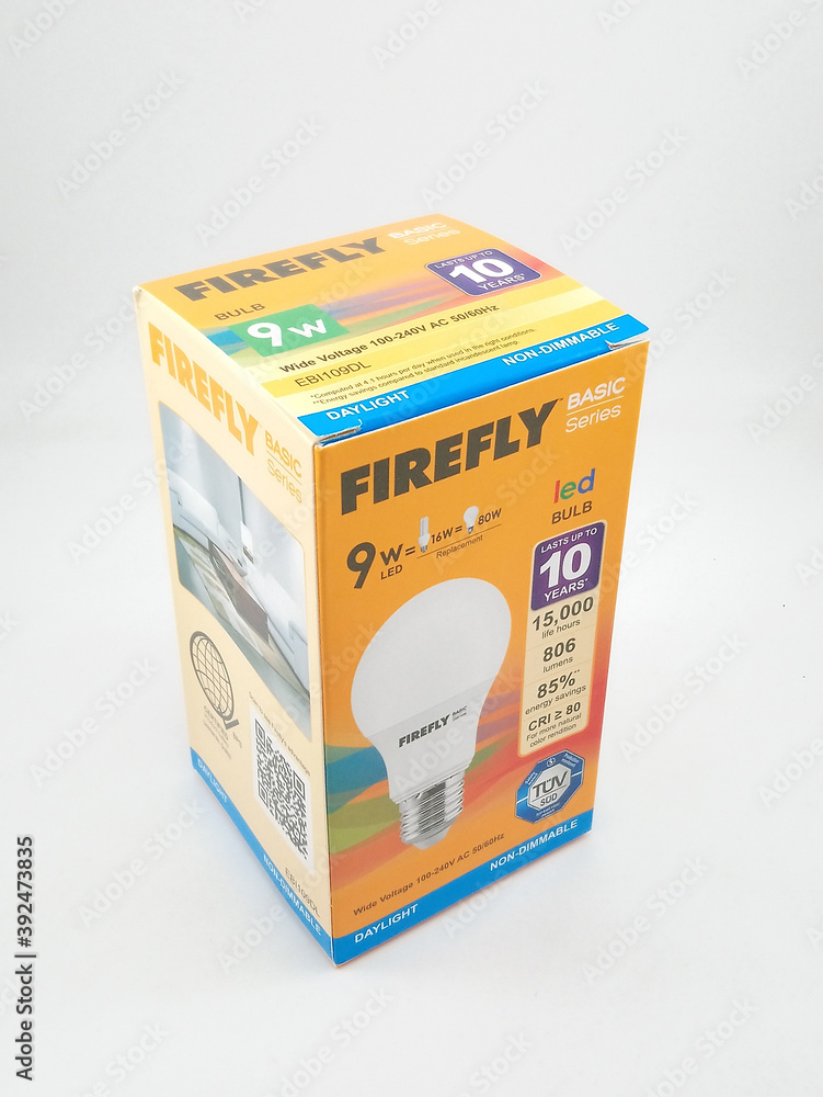 Firefly 9 watts LED bulb daylight in Manila, Philippines Stock Photo ...