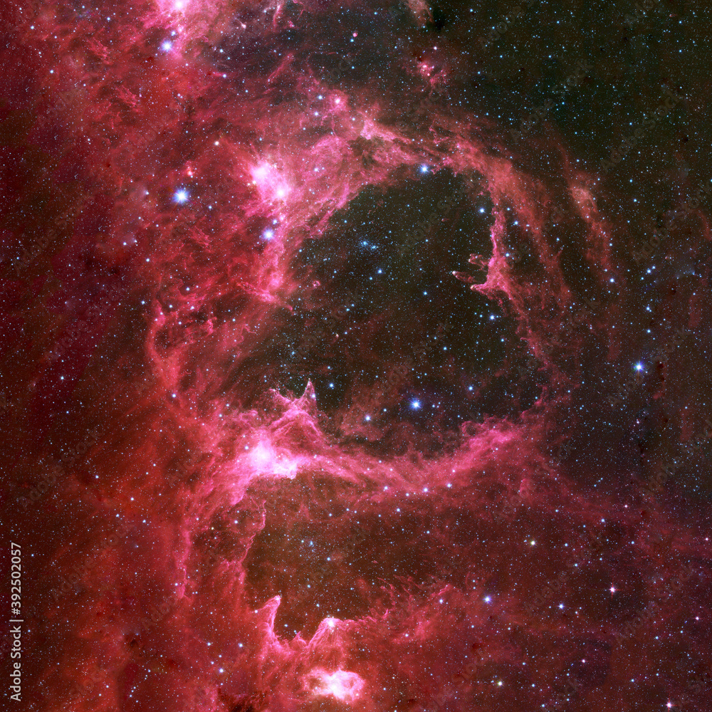 Beautiful nebula star birth region. Retouched image. Elements of this ...