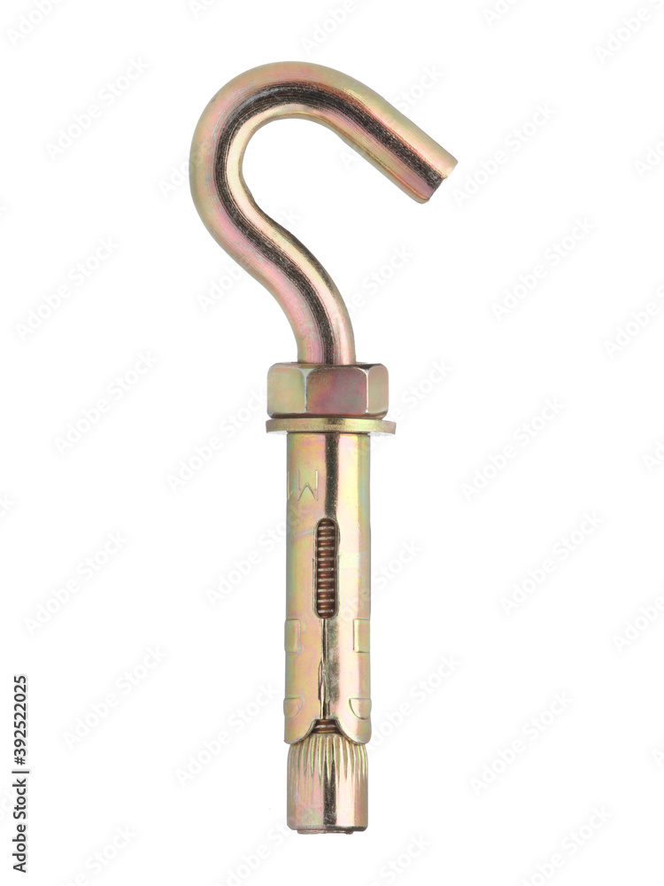 Anchor bolt with hook. Anker with hook for concrete construction. Bulk ...