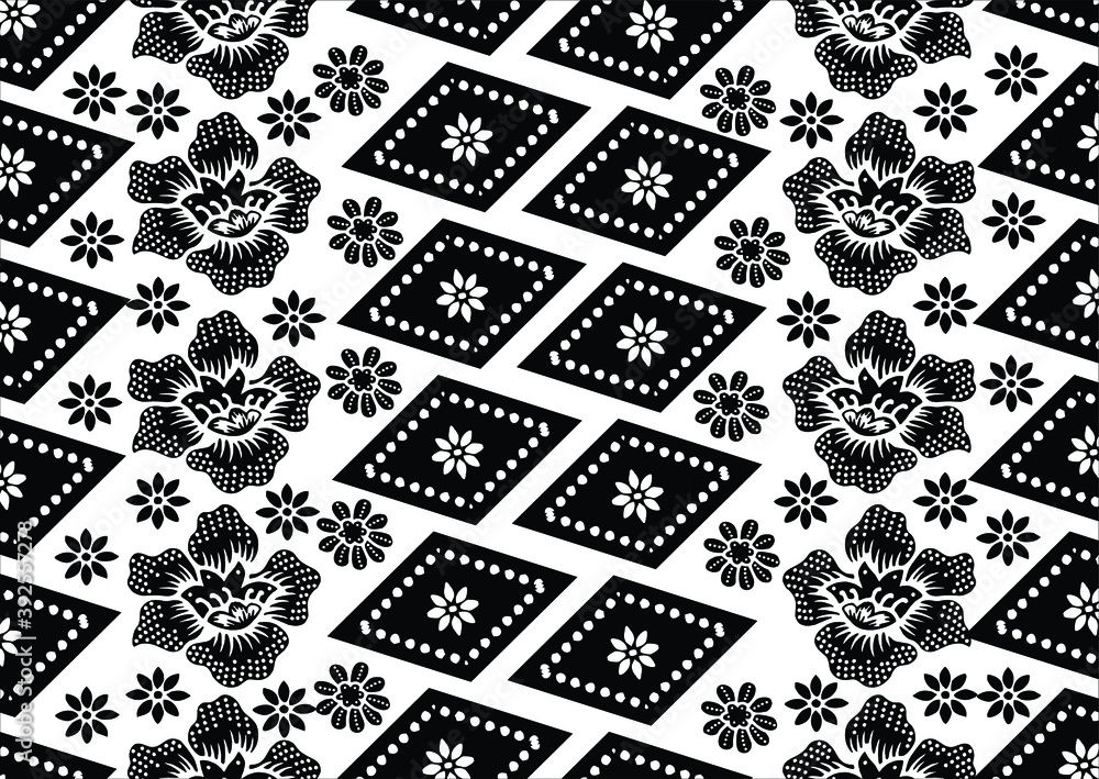 Indonesian batik motif, Batik is a technique of wax-resist dyeing ...