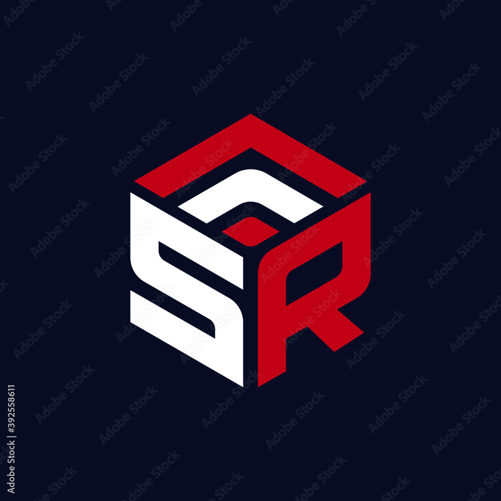 SR Letter Modern Company Logo and Icon Editable Vector Website Favicon ...