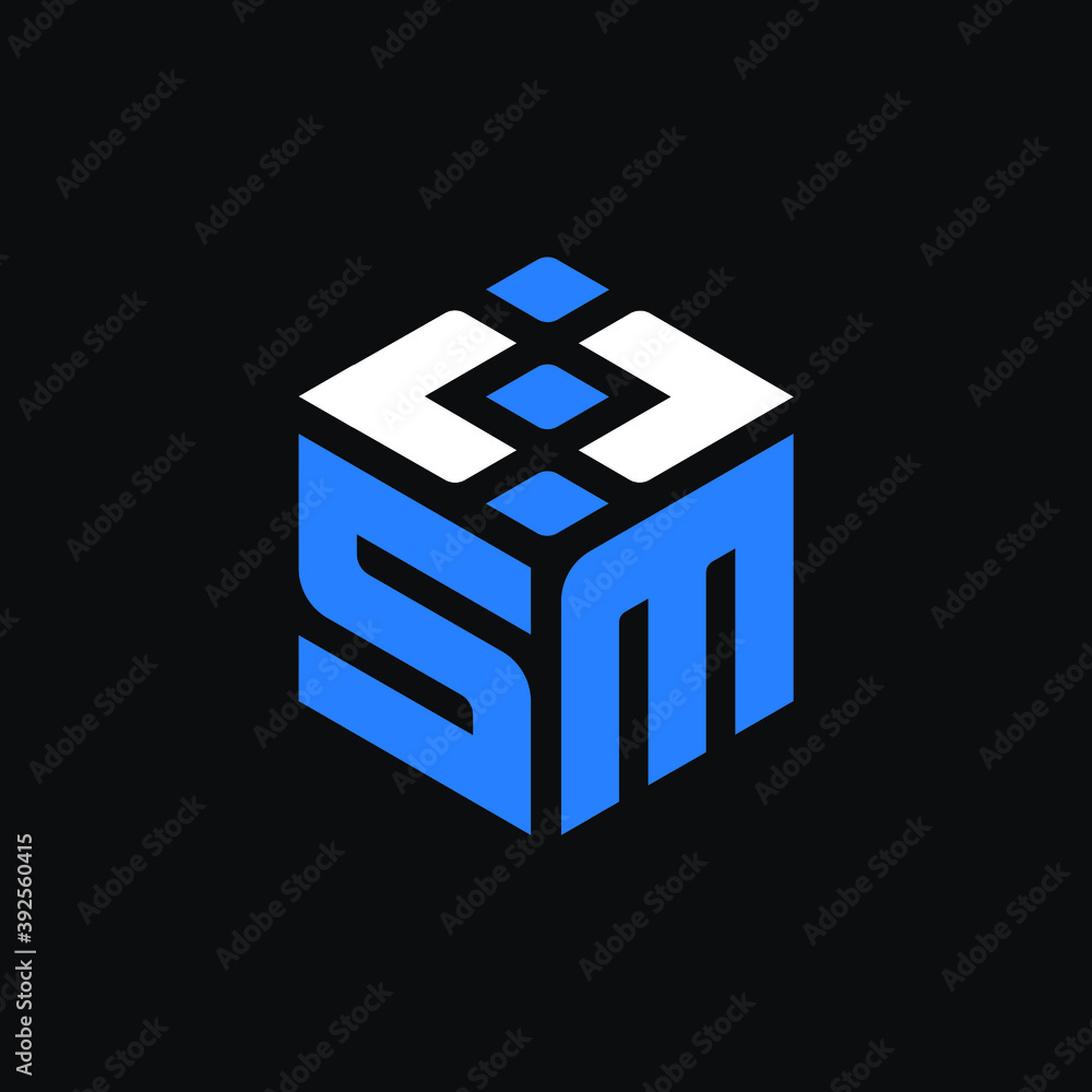 SM Letter Modern Website Design Company Eye Catchy Logo for Event ...