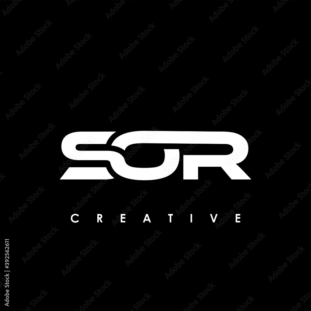 SOR Letter Initial Logo Design Template Vector Illustration Stock ...