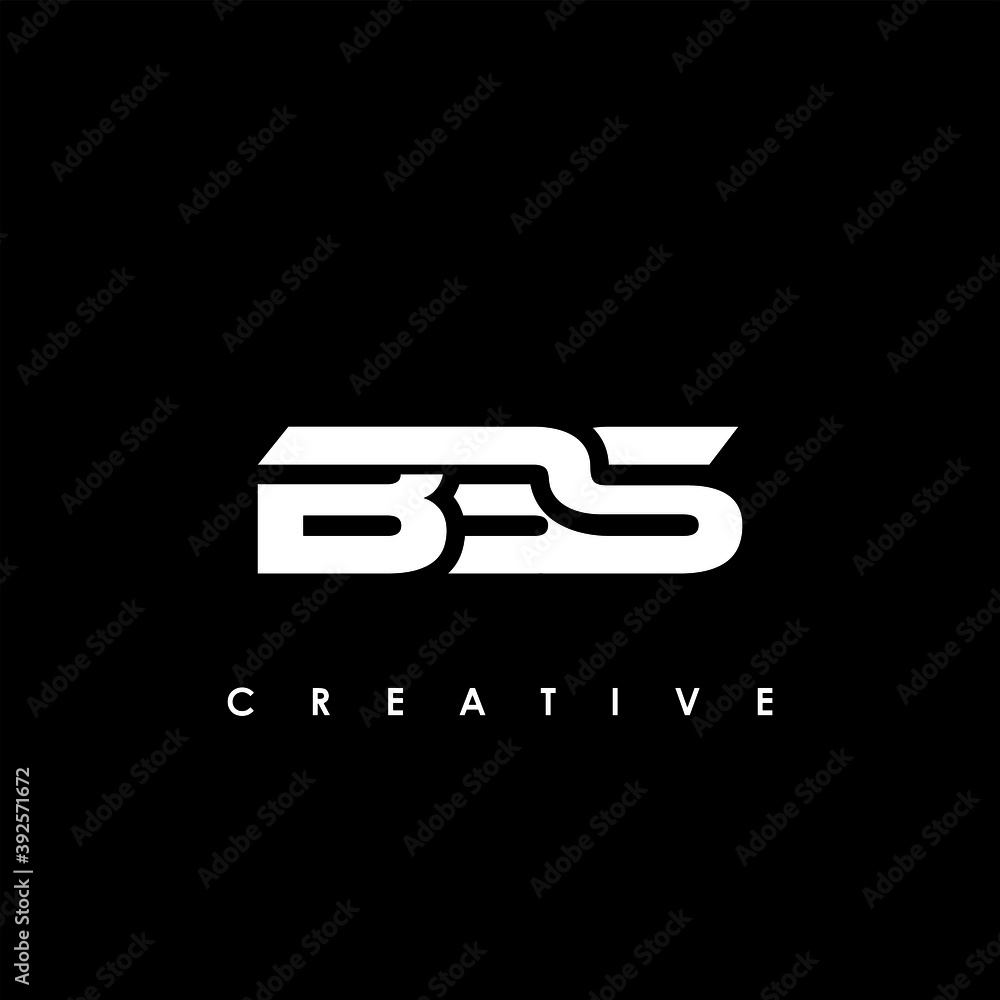 BBS Letter Initial Logo Design Template Vector Illustration Stock ...