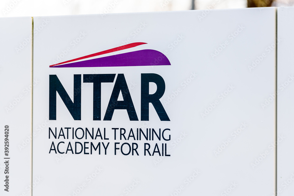 Northampton UK January 06 2018: National Training Academy For Rail NTAR ...