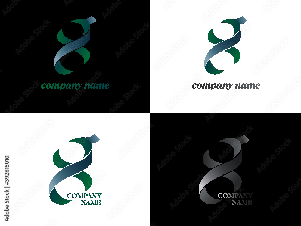G Logo G8 logo icon design 3D logo Stock Vector | Adobe Stock