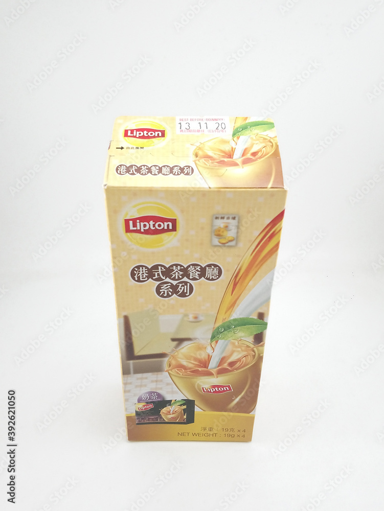 Lipton milk tea in Manila, Philippines Stock Photo | Adobe Stock