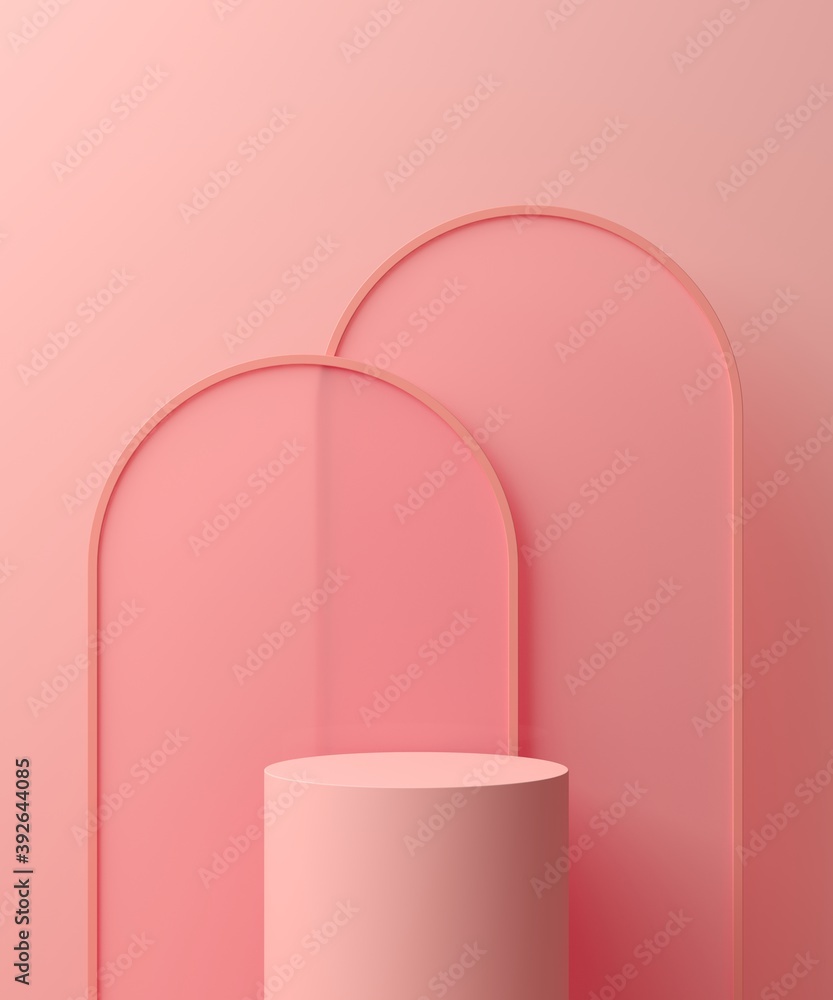 Abstract background, mock up scene with podium geometry shape for ...