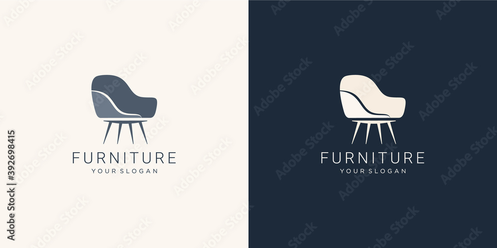 furniture chair logo. chair for shop store. Premium Vector Stock Vector ...