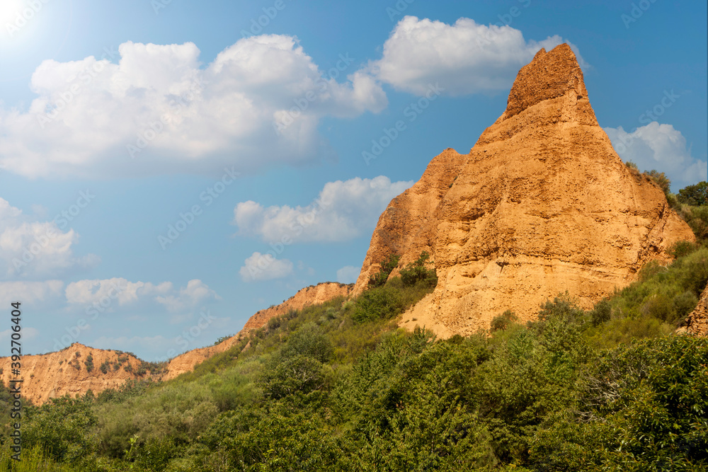 Las Medulas, ancient Roman gold mines in Leon Stock Photo | Adobe Stock