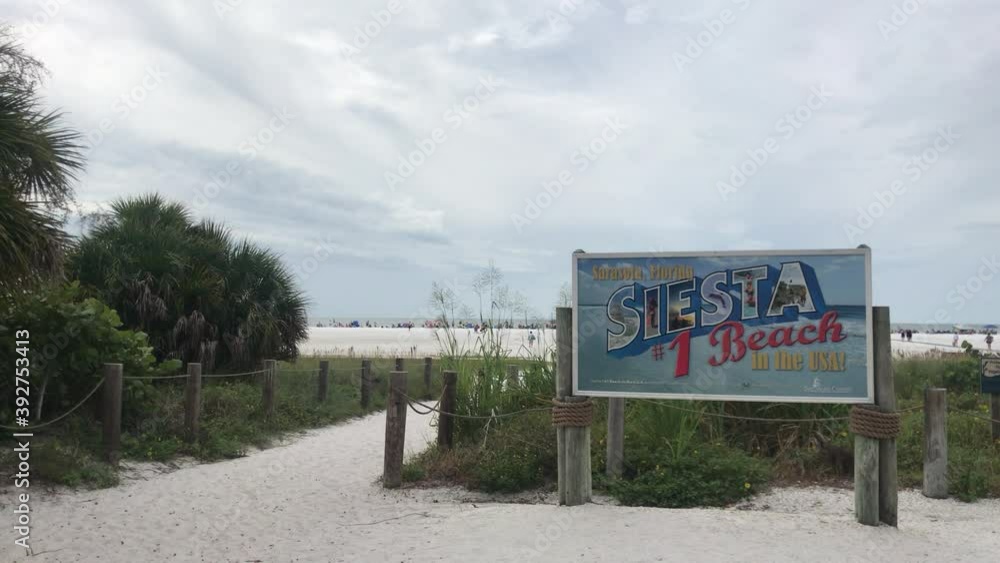 Siesta Beach, Sarasota, Florida, USA: Siesta Key Beach Tourism Welcome ...