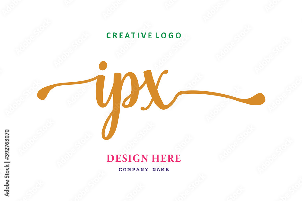 IPX lettering logo is simple, easy to understand and authoritative ...