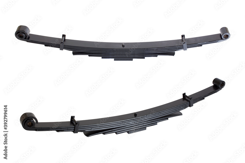 Auto parts Car leaf spring Vibration system Stock Photo | Adobe Stock