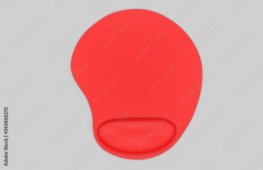 Blank mouse pad with computer mouse for branding or design presentation ...