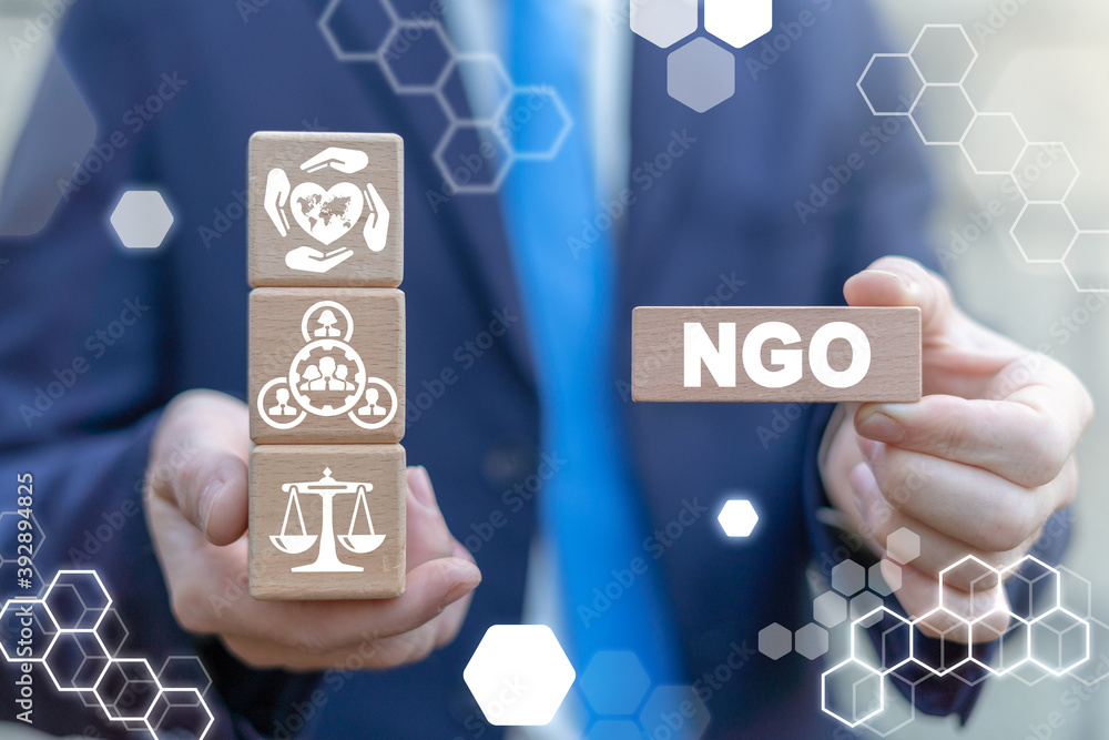 NGO Non-Governmental Organization Charity Concept. Donation Nonprofit ...