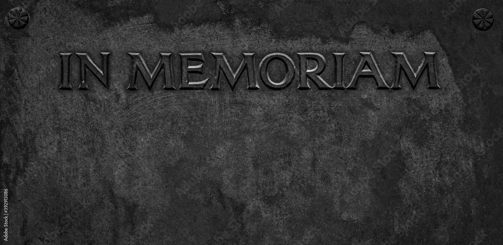 In memoriam Stock Photo | Adobe Stock