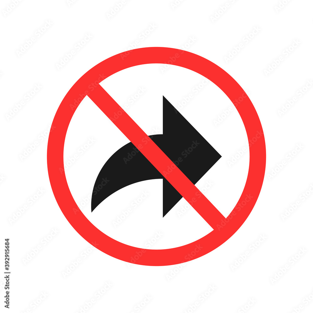 Dont share stop sign. Clipart image. icon. Clipart image isolated on ...
