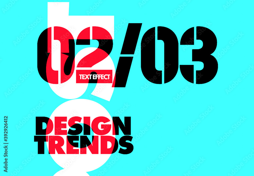 Double Exposure Text Effect Stock Template | Adobe Stock