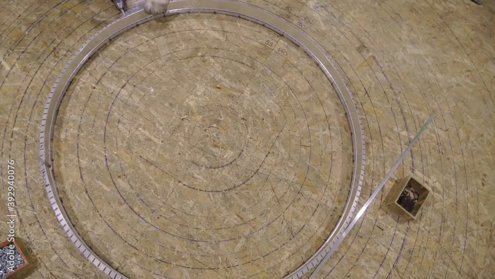 Aluminum profile with slits. Profile for multi-level stretch ceilings ...