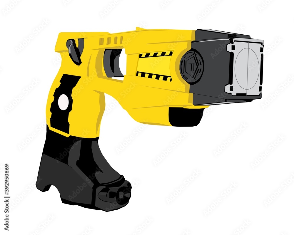 Taser Stock Illustration | Adobe Stock
