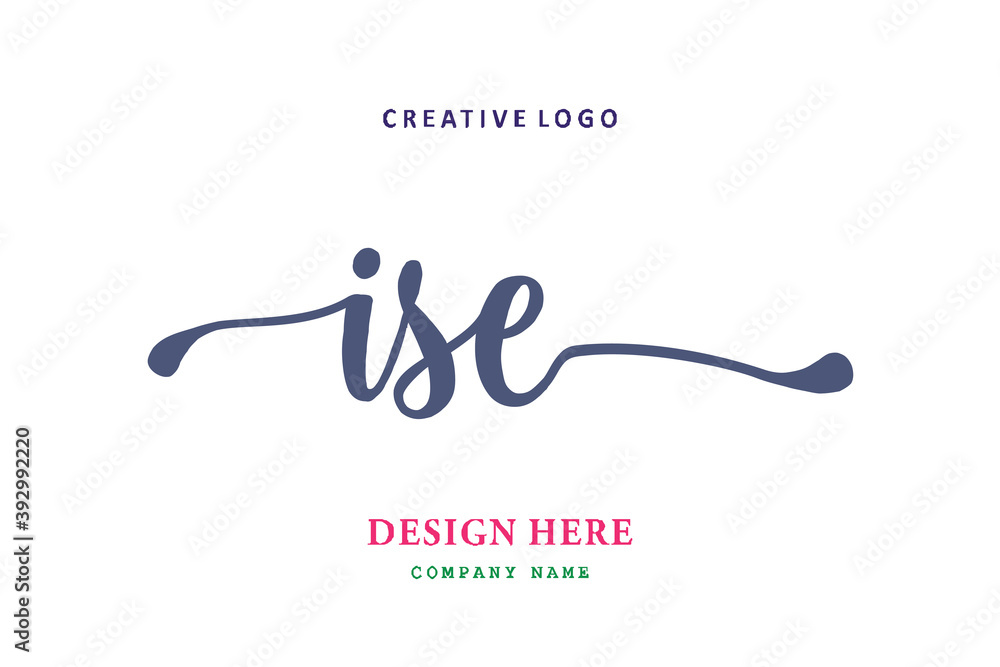 ISE lettering logo is simple, easy to understand and authoritative ...