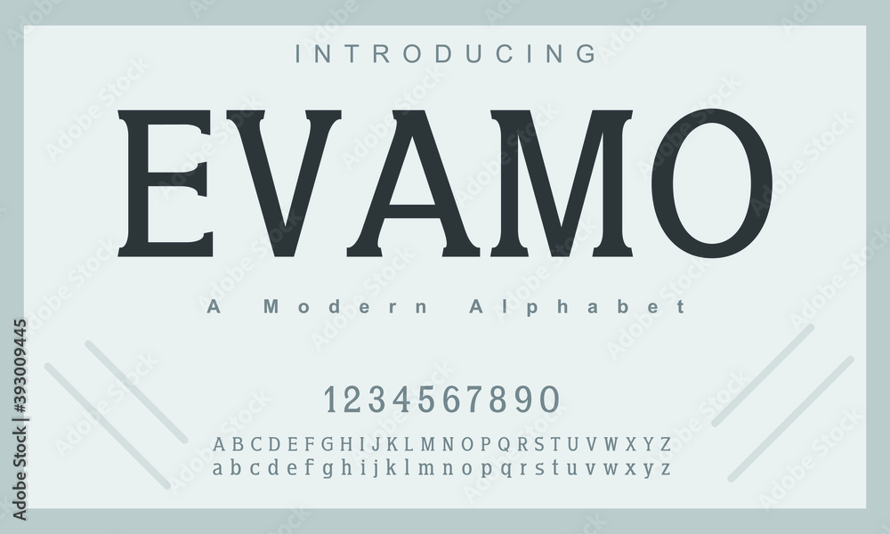 Evamo font. Elegant alphabet letters font and number. Classic Copper ...