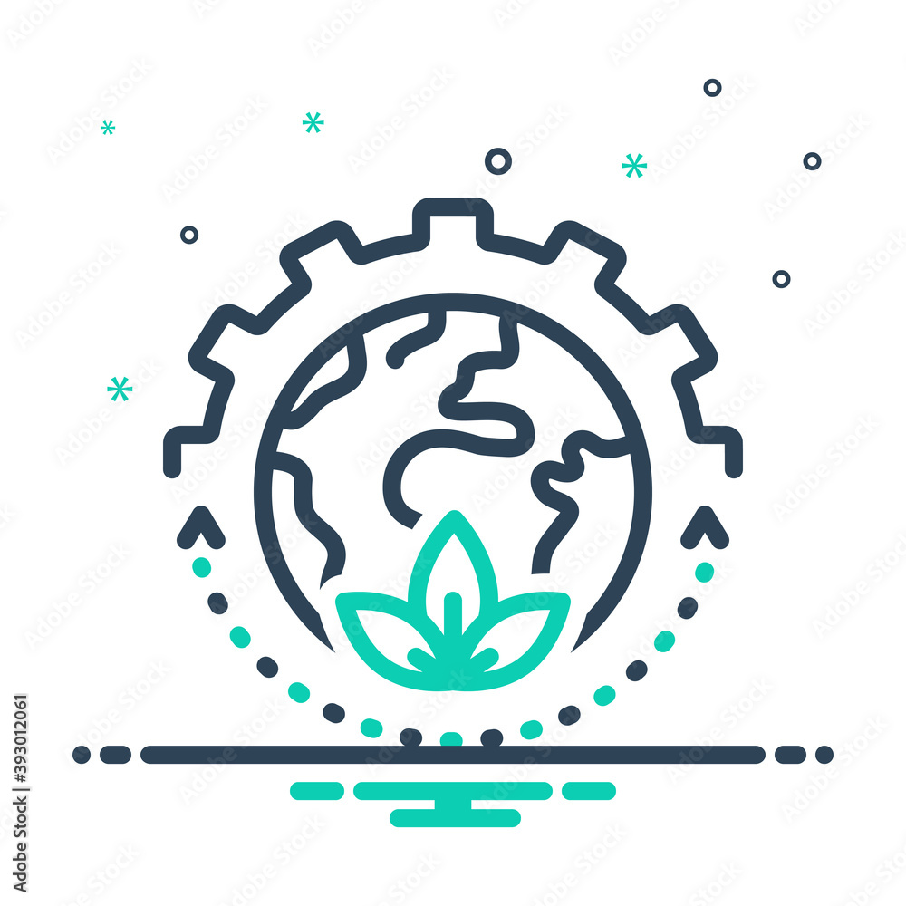 Mix icon for sustain Stock Vector | Adobe Stock