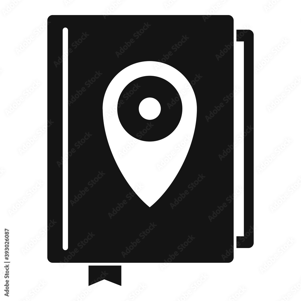 Guide tour book icon. Simple illustration of guide tour book vector ...
