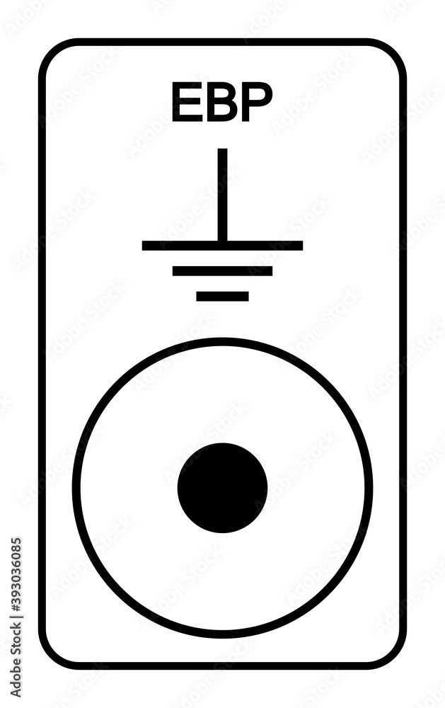 EBP Symbol Sign, Vector Illustration, Isolated On White Background ...