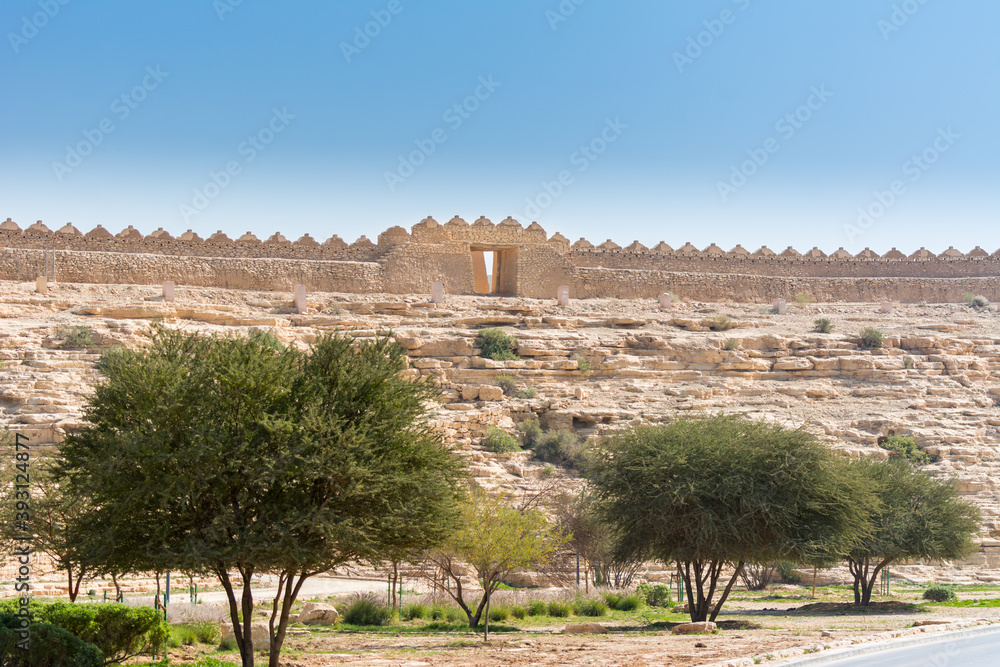 Stockfoto Historic buildings in Dariyah clay castle, also as Dereyeh ...